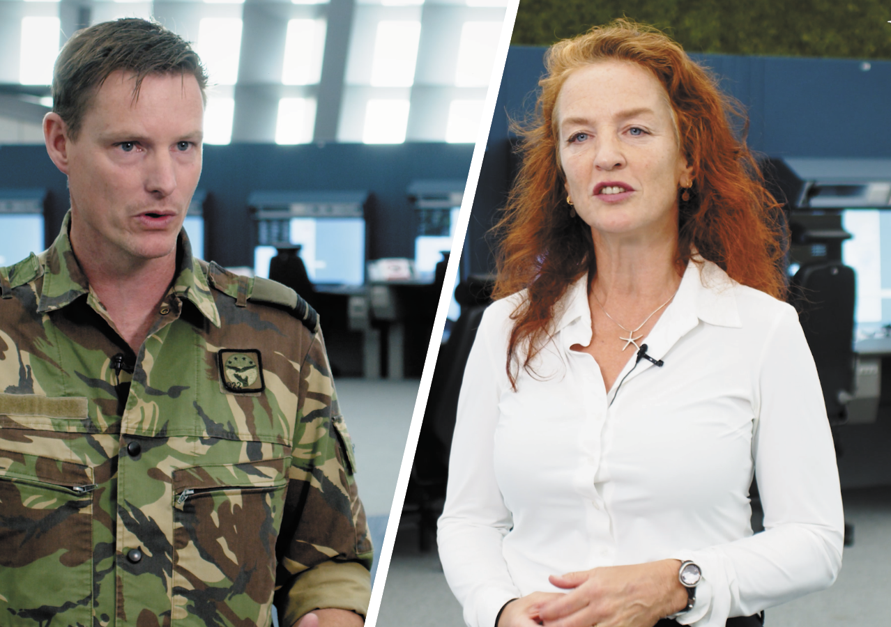 LVNL begeleidt reguliere vliegverkeer om militaire oefengebieden in het ...